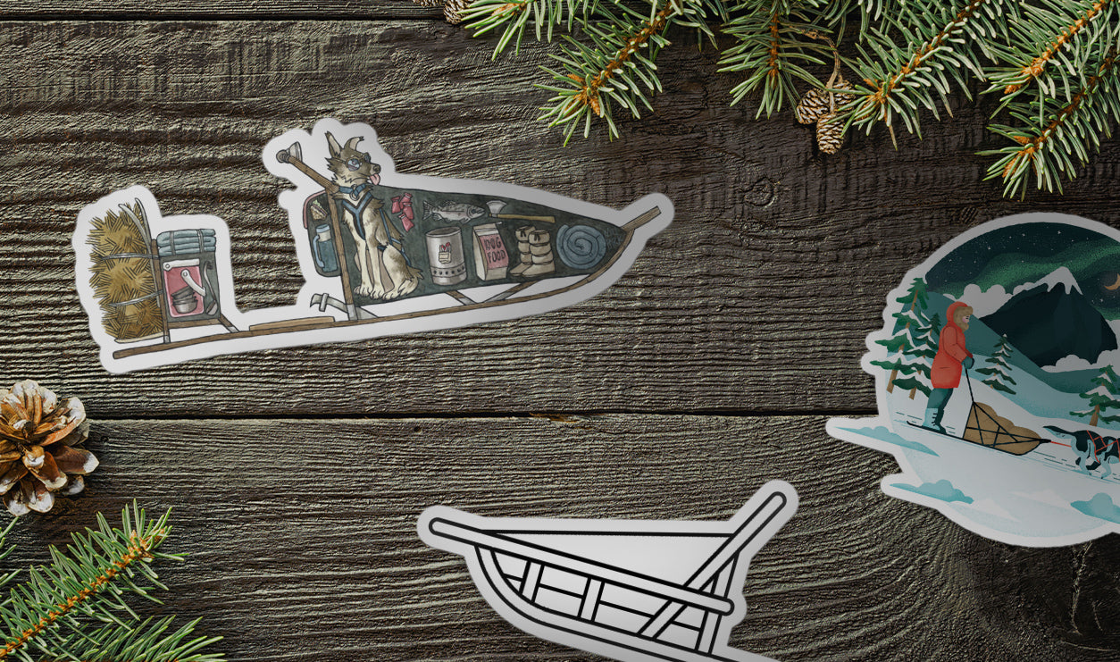 Dog Sledding Stickers – Alaska Mushing School